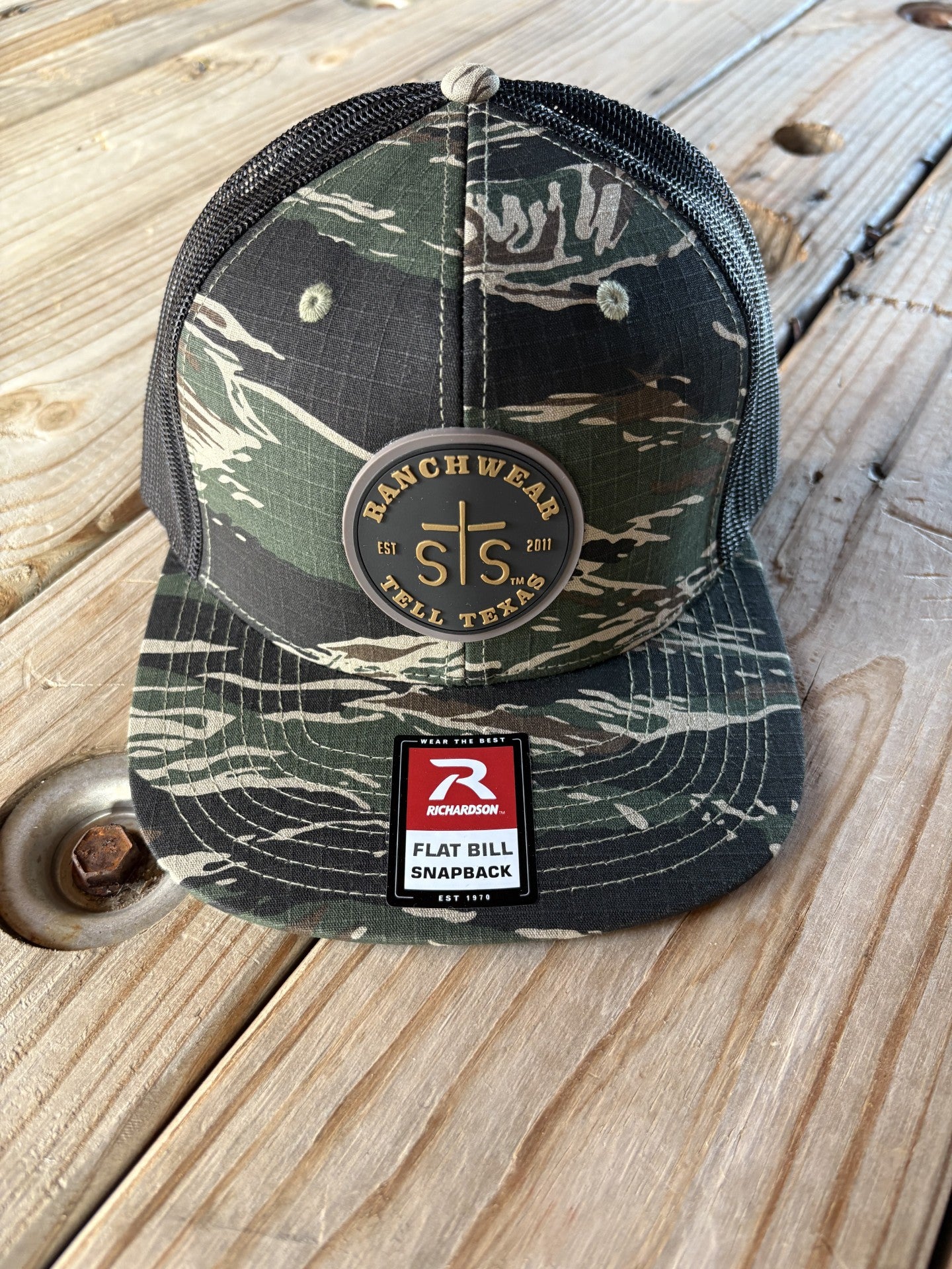 STS Tiger Striped Camo/Black Cap – Remnant Ranch LLC dba 1930 Remnant ...